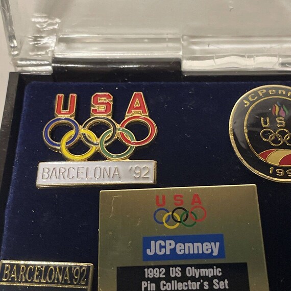Vintage 1992 US Olympics Pins Collectors Set Barcelon… - Gem