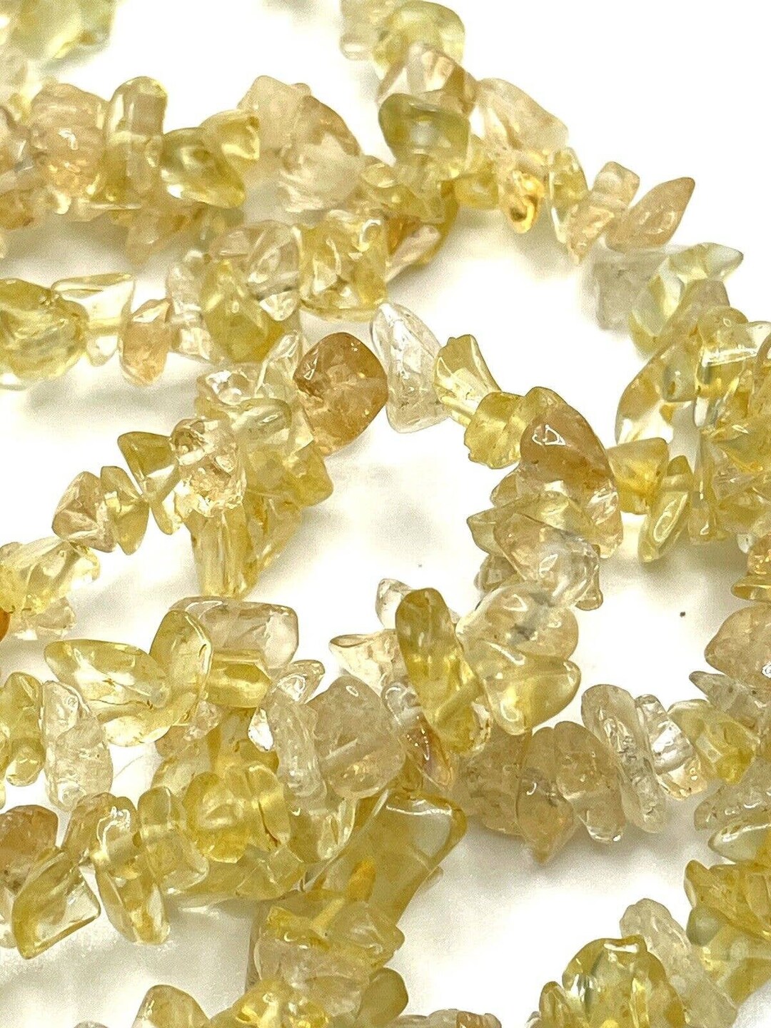 Citrine Chip Solar Plexus Chakra Necklace Healing Crystal Stone 18 ...