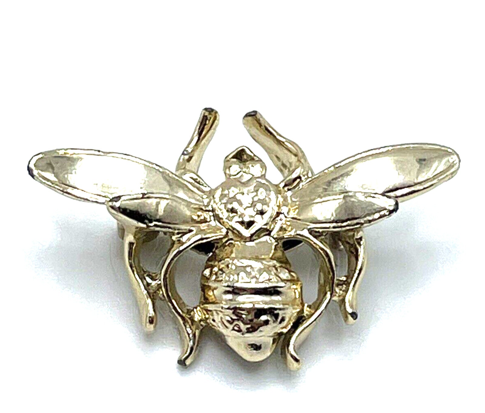 Figural Brooch Gold Wasp Flying Insect Bug Pin Vintage 1970s - Etsy