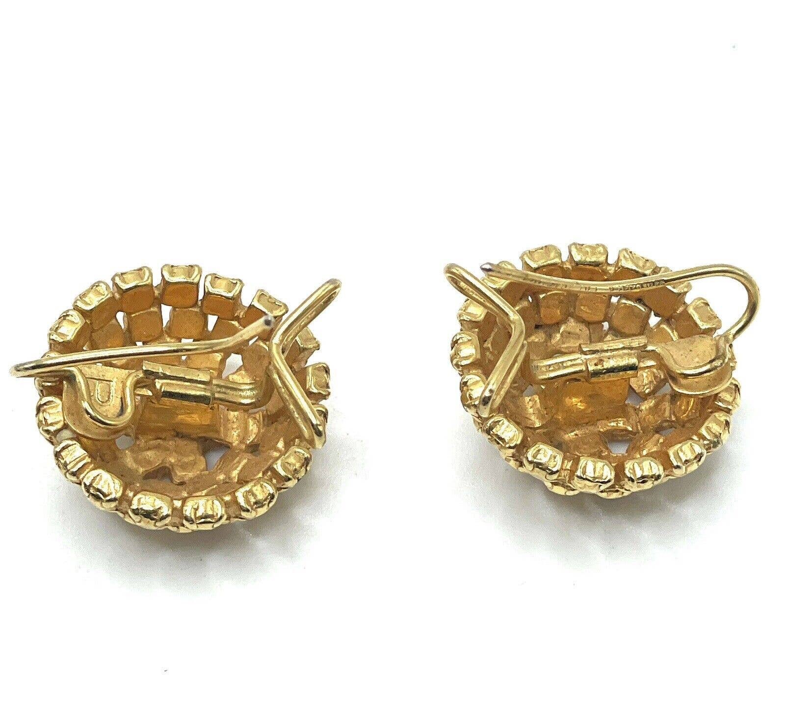 Vintage Judith Mccann Etruscan Revival Gold Dome Openwork Wing Back ...