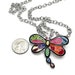 RMN Roman Pop Art Enamel Firefly Pendant Silver Necklace - Etsy