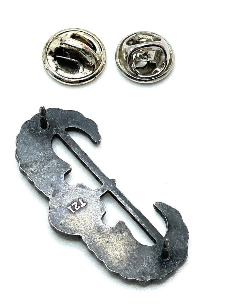 US Army Air Assault Badge Pin Oxidized Silver - Etsy