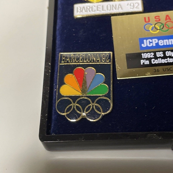 Vintage 1992 US Olympics Pins Collectors Set Barcelon… - Gem