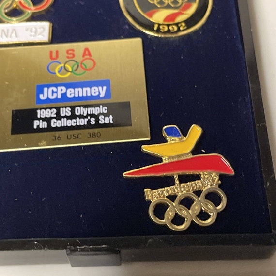 Vintage 1992 US Olympics Pins Collectors Set Barcelon… - Gem