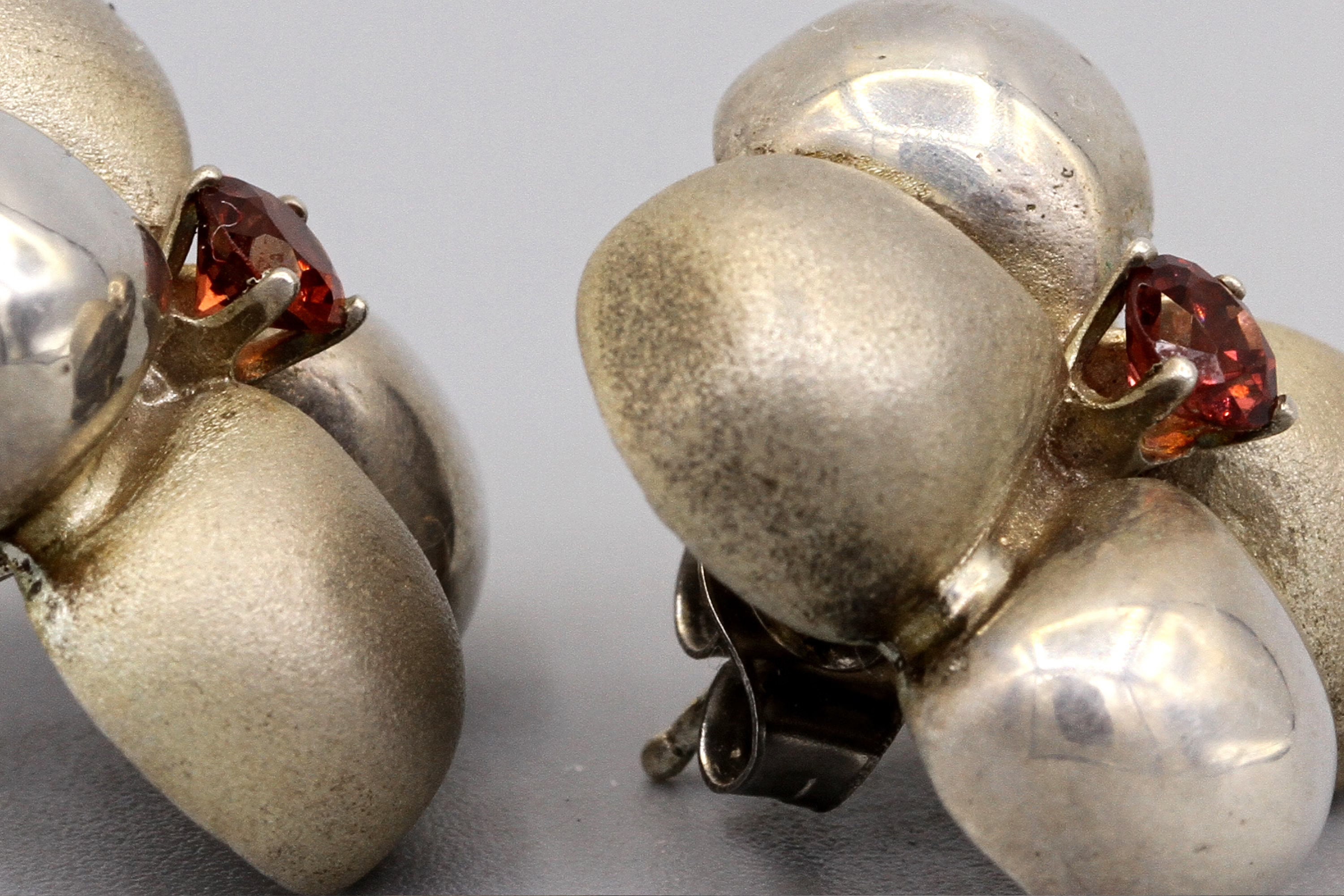 Avant Garde Jewelry Brushed Sterling Silver Studs Four Leaves - Etsy