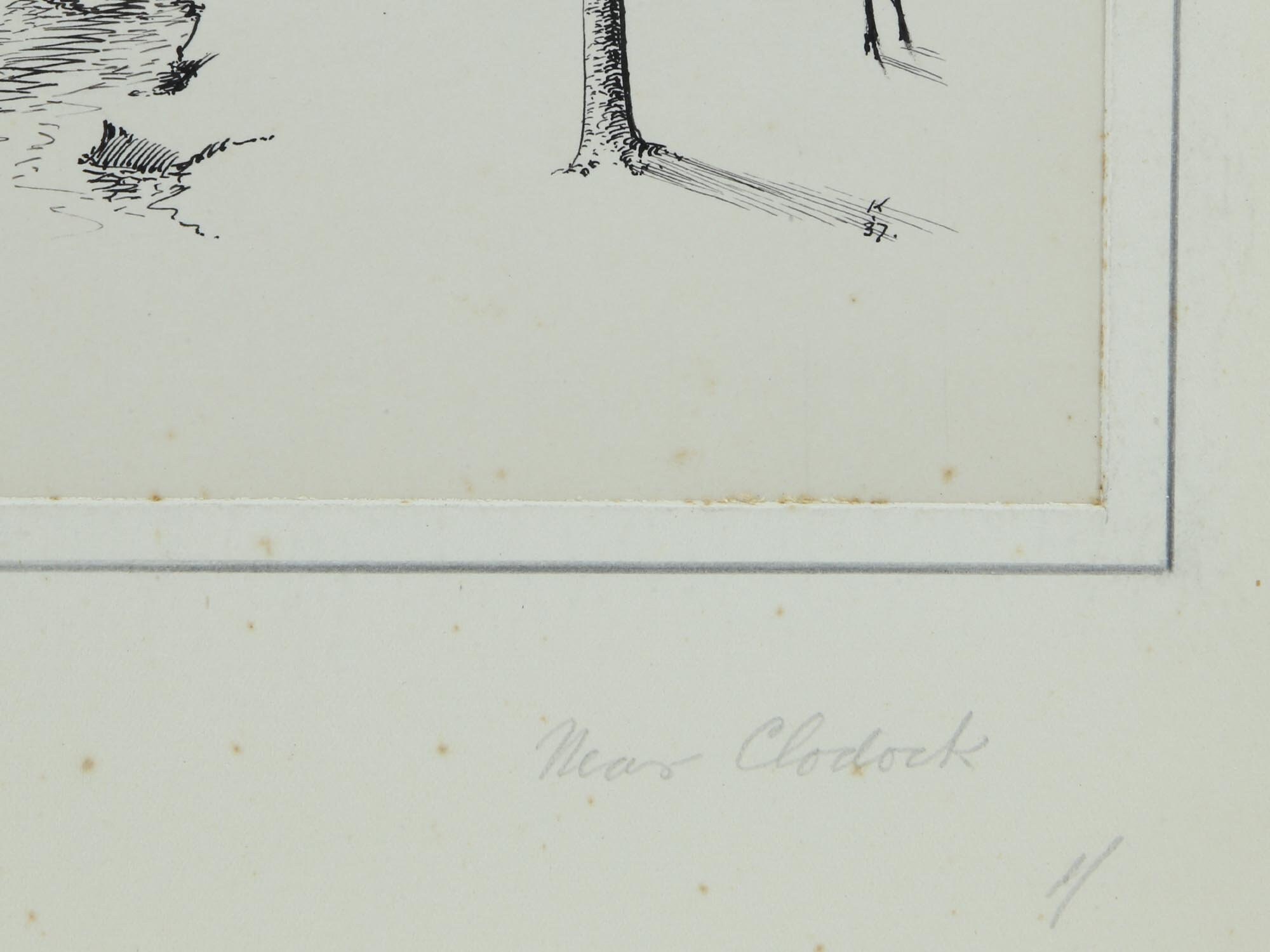 Drawing & Illustration Pen & Ink Art & Collectibles British Wales Lake ...