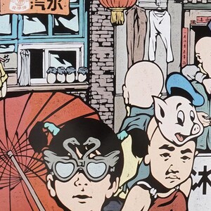 Huang Kai, Chinese, Taiwanese, Comic Book Lithographic Print on Paper ...