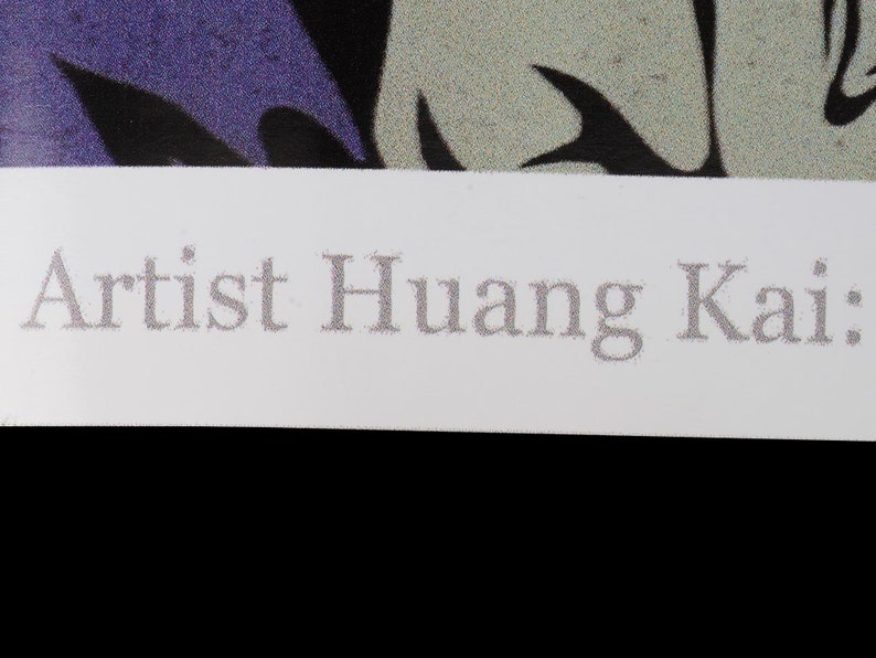 Huang Kai, Chinese, Taiwanese, Comic Book Lithographic Print on Paper ...