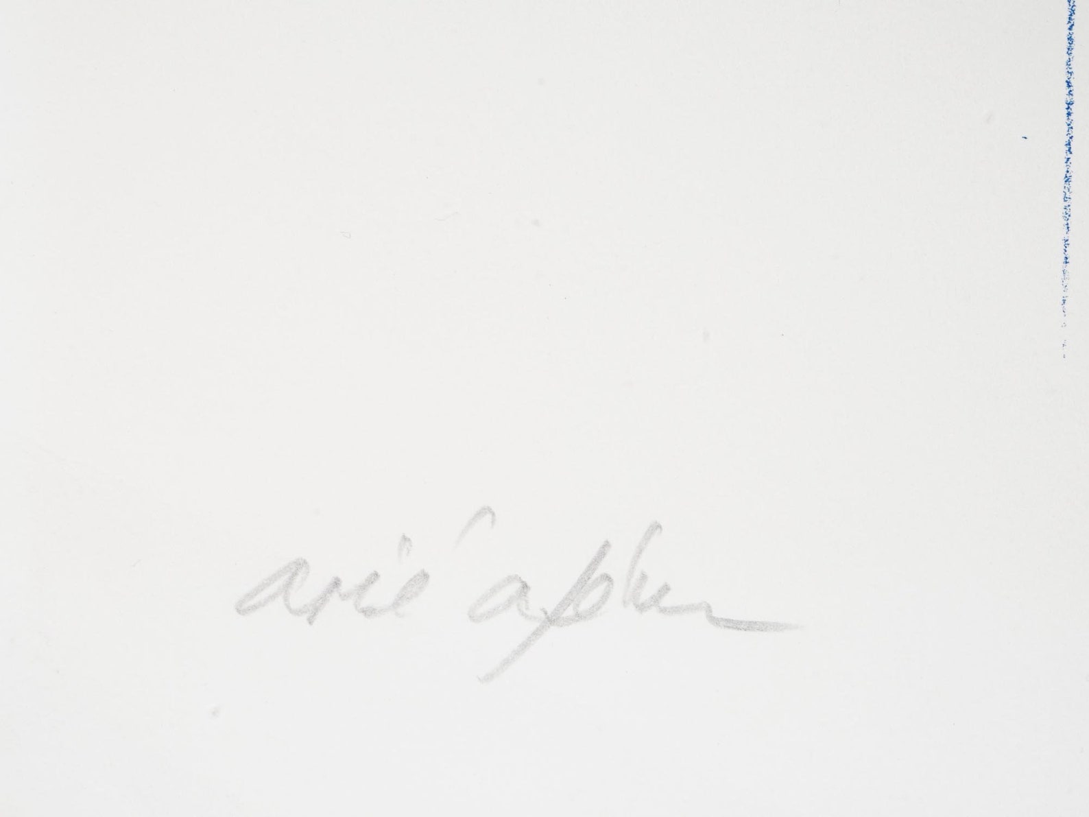 Signed Lithograph Print on Paper by Arie Azene an Israeli - Etsy