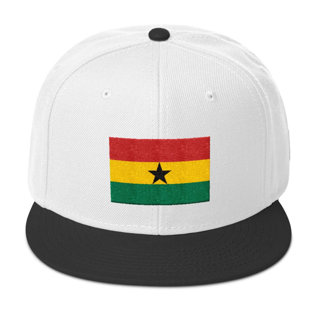 Ghana Africa Snapback Hat Logo Hat Athletic Urban Wear Gift Urban ...