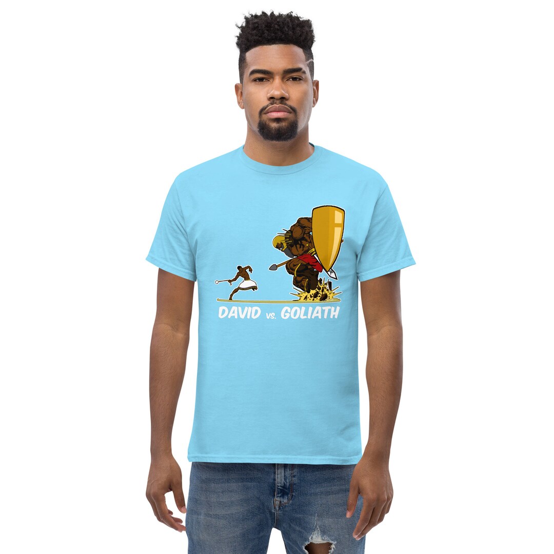 David and Goliath Unisex T Shirt - Hebrew Israelite T Shirt Hebrew ...