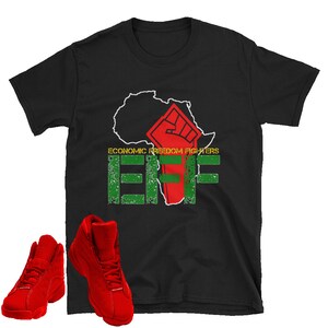 South Africa EFF Economic Freedom Fighters T-shirt Black Pride Black ...