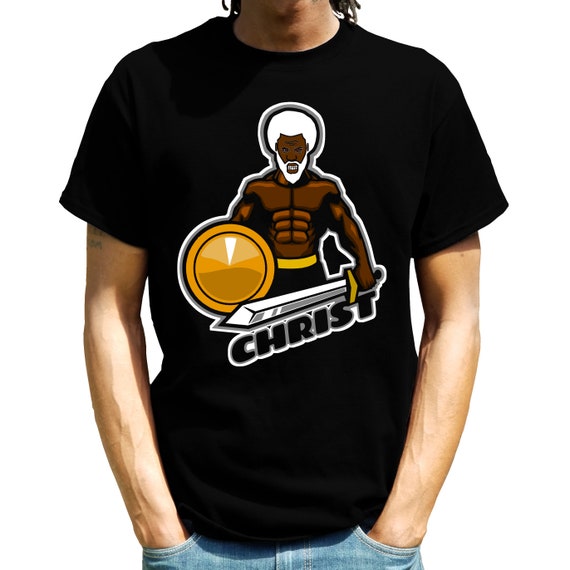 Jesus Christ Black T Shirt Black Christ Hebrew Israelite | Etsy