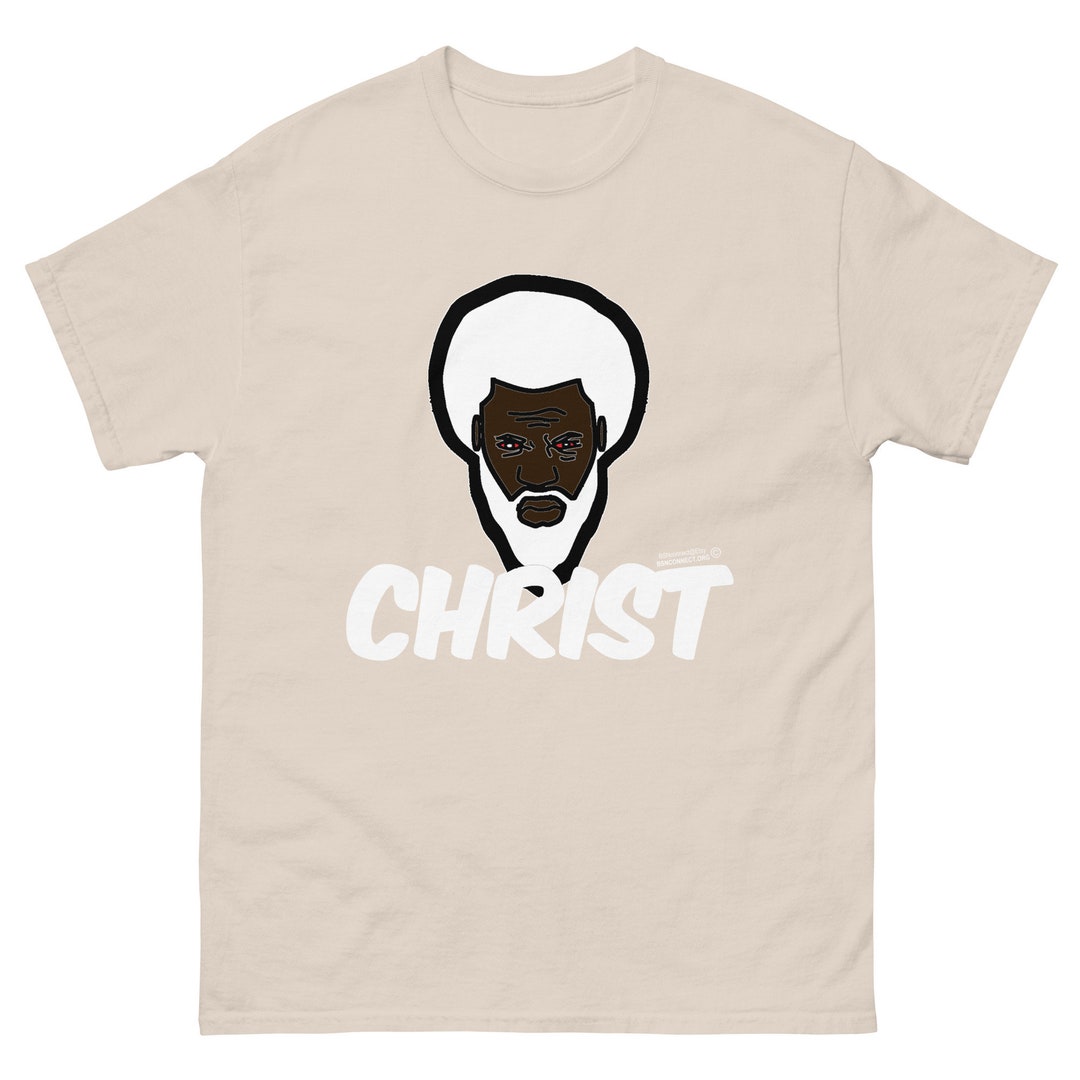 Jesus Christ Black Jesus Christ T Shirt Yeshua Short Sleeve T - Etsy
