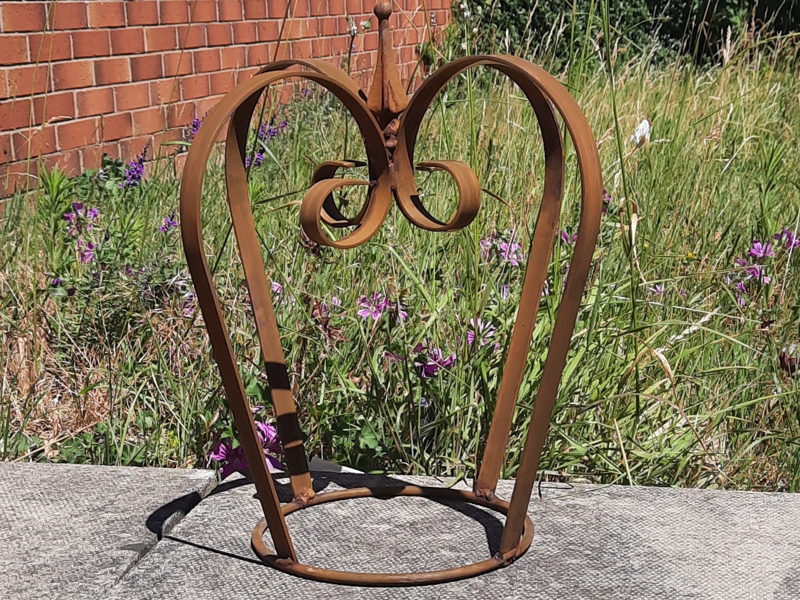 Rustic Garden Crown Rustic Garden Decor Garden Ornament Rustic Crown - Etsy