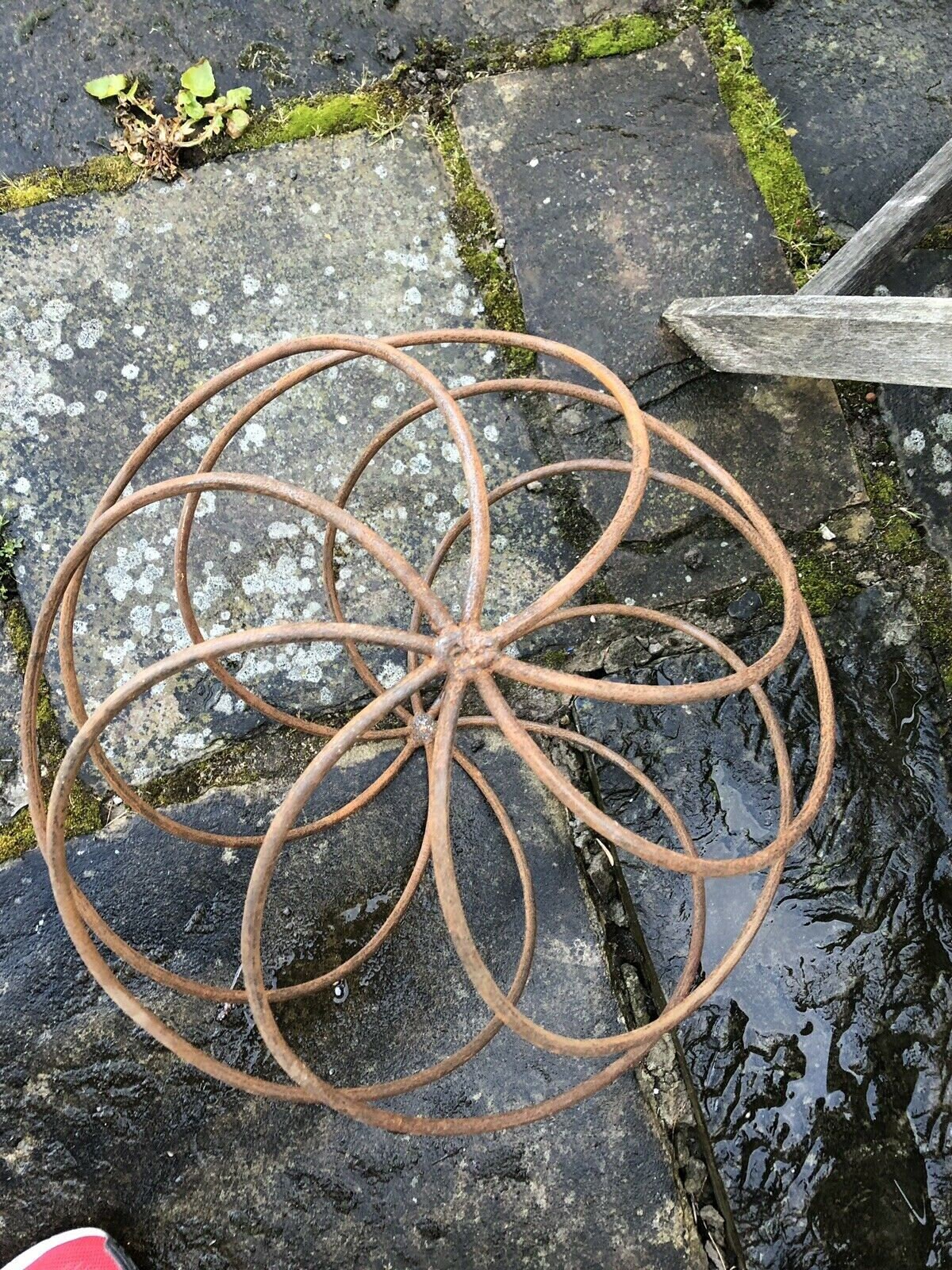 Rusty Metal Garden Spiral Ball. Hand made Sphere Garden | Etsy