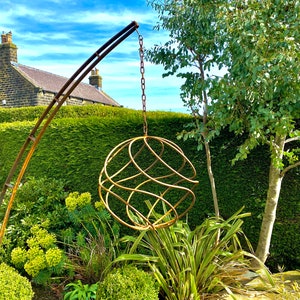 Large Rustic Garden Sculpture / Garden Arch Ornament / Metal Art Garden ...