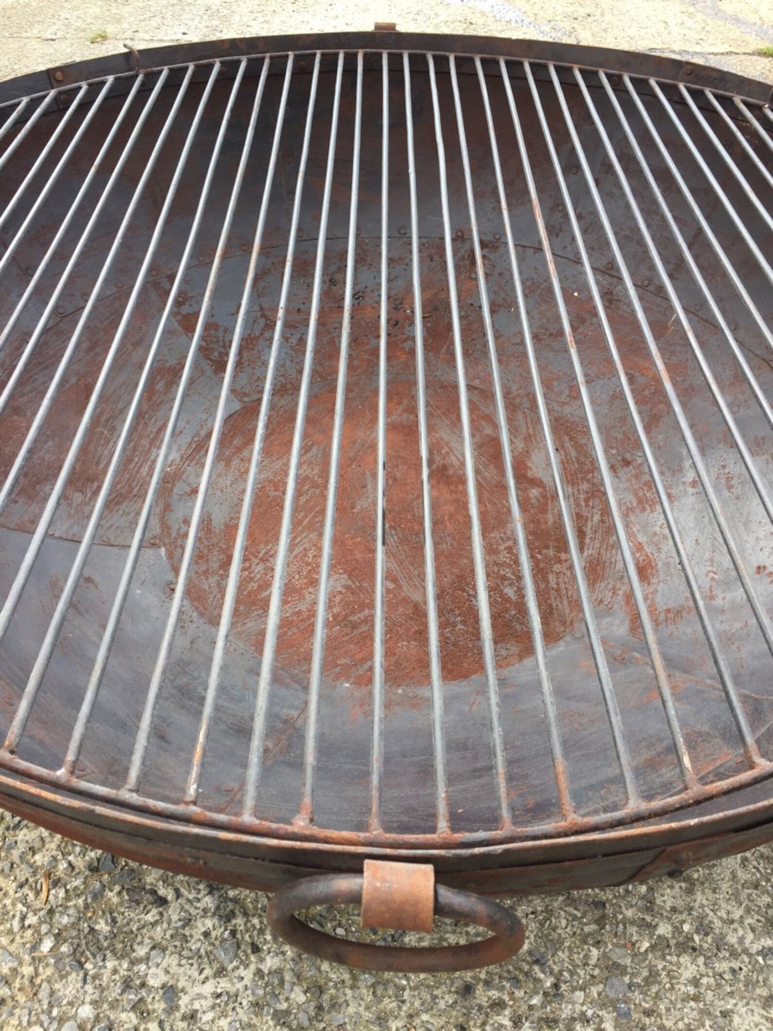 Indian Fire Pit/fire Bowl With Grill & Stand 50cm60cm80cm - Etsy