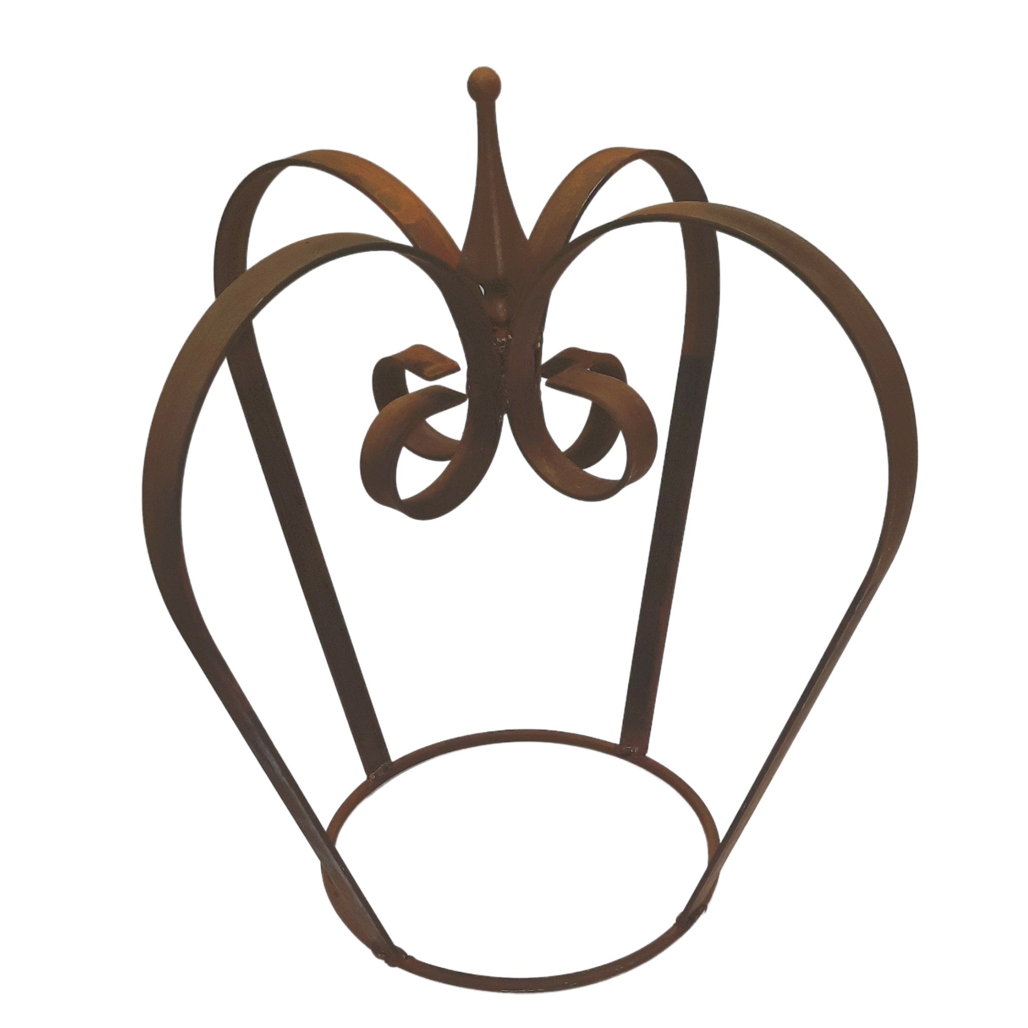 Rustic Garden Crown Rustic Garden Decor Garden Ornament Rustic Crown - Etsy