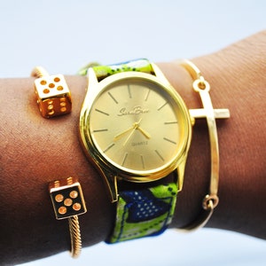 Tamale Ladies Watch, African Print Watch, Wrist Watch, Women Watch ...