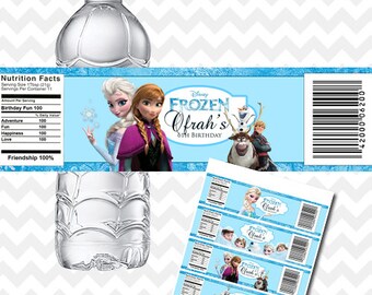 Frozen Water Labels - Etsy