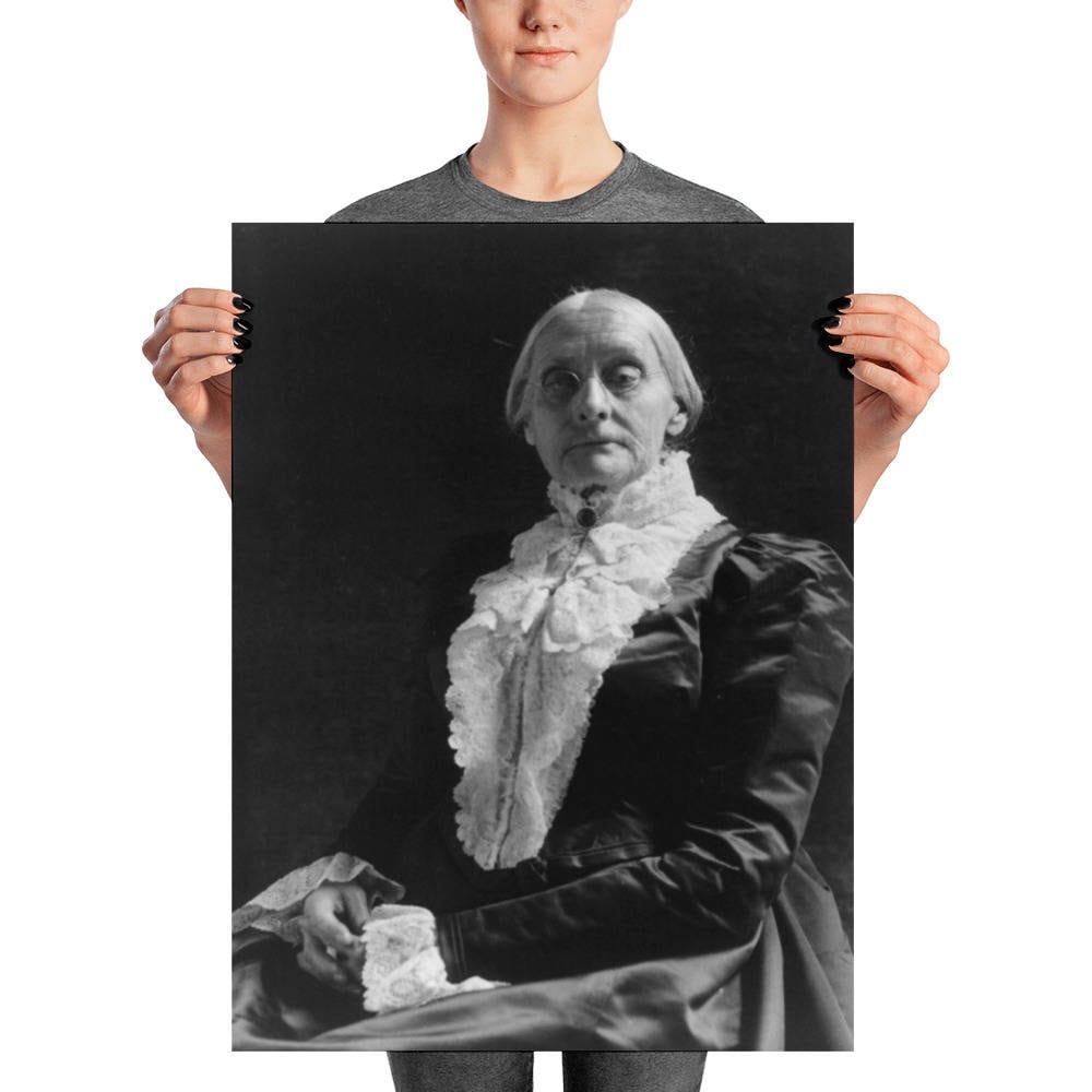 Vintage Susan B Anthony Poster - Etsy