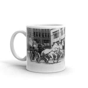 Vintage Photo "horse Drawn Fire Engine" Mug, Coffee Cup, Vintage Mug ...