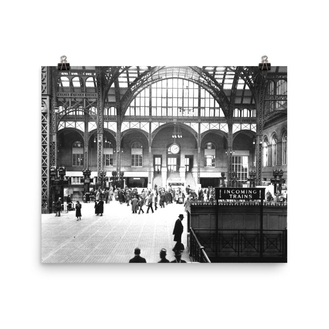 Vintage Penn Station Photo Poster Vintage Photo Poster Wall - Etsy