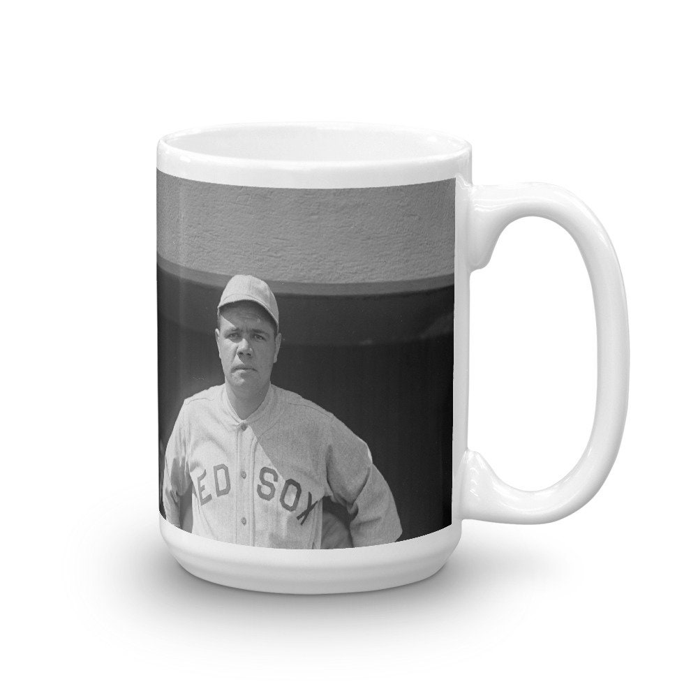 Vintage Historic Reproduction Photo Babe Ruth Mug, Vintage Baseball ...