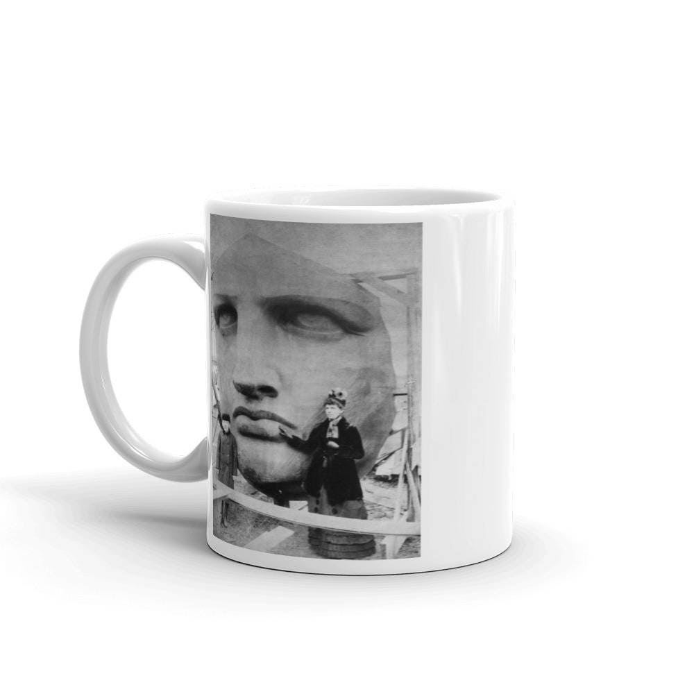 Vintage Historic Statue of Liberty Photo Face Mug, Coffee Mug, Historic ...