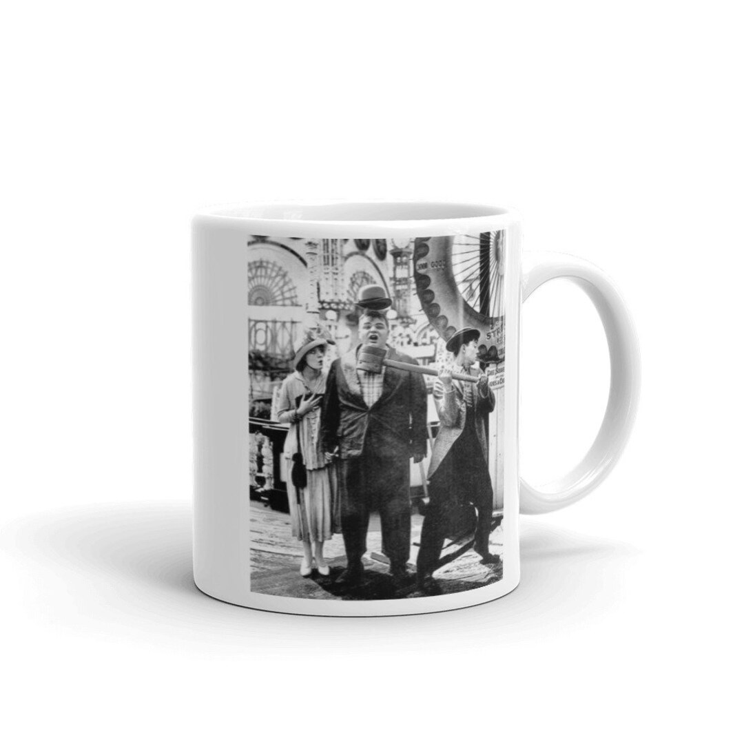 Coney Island 1917 Silent Film Vintage Hollywood Image White Glossy Mug ...