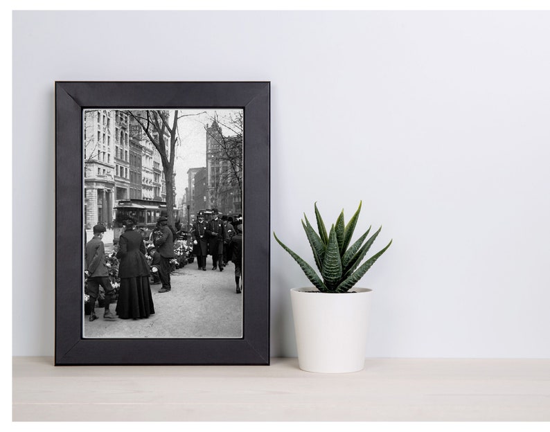 Vintage Historic Reproduction Photo new York City Street - Etsy