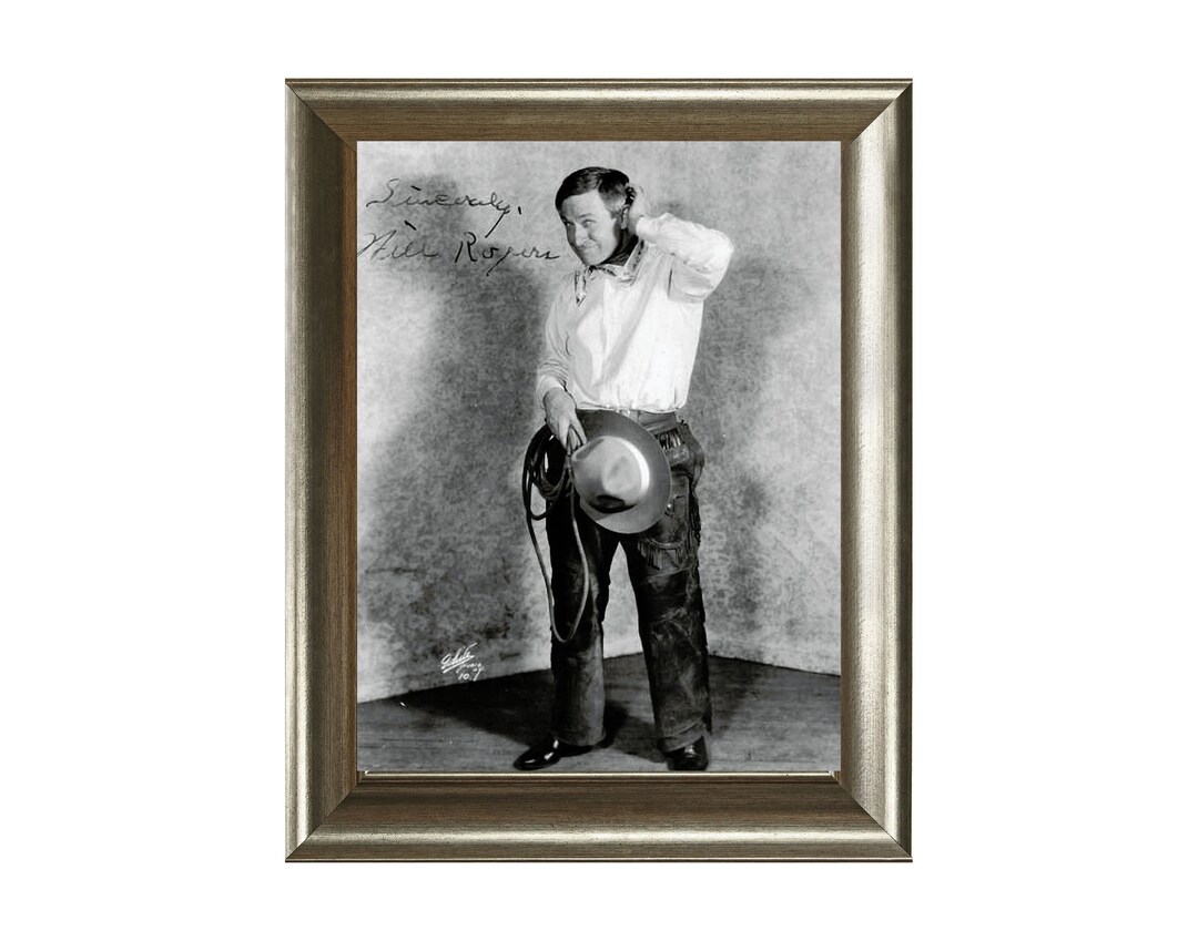 Vintage Historic Reproduction Photo Will Rogers Portrait Photo Unframed ...