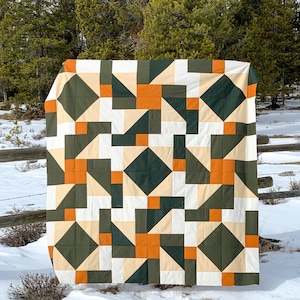 Miss Direction Quilt Pattern- A 3-in-1 Modern, Beginner-friendly Quilt ...