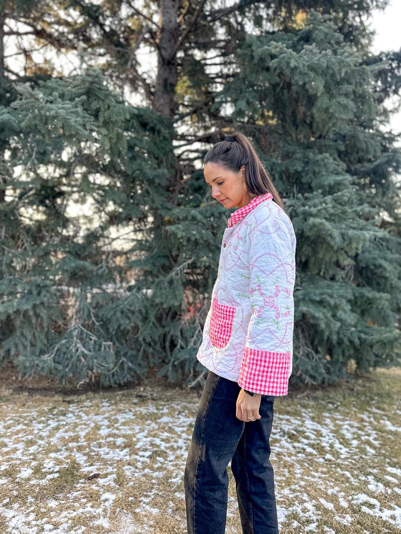 Quilted Chore Coat Sewing Pattern (XS–4XL) – Upcycled Jacket (digital ...