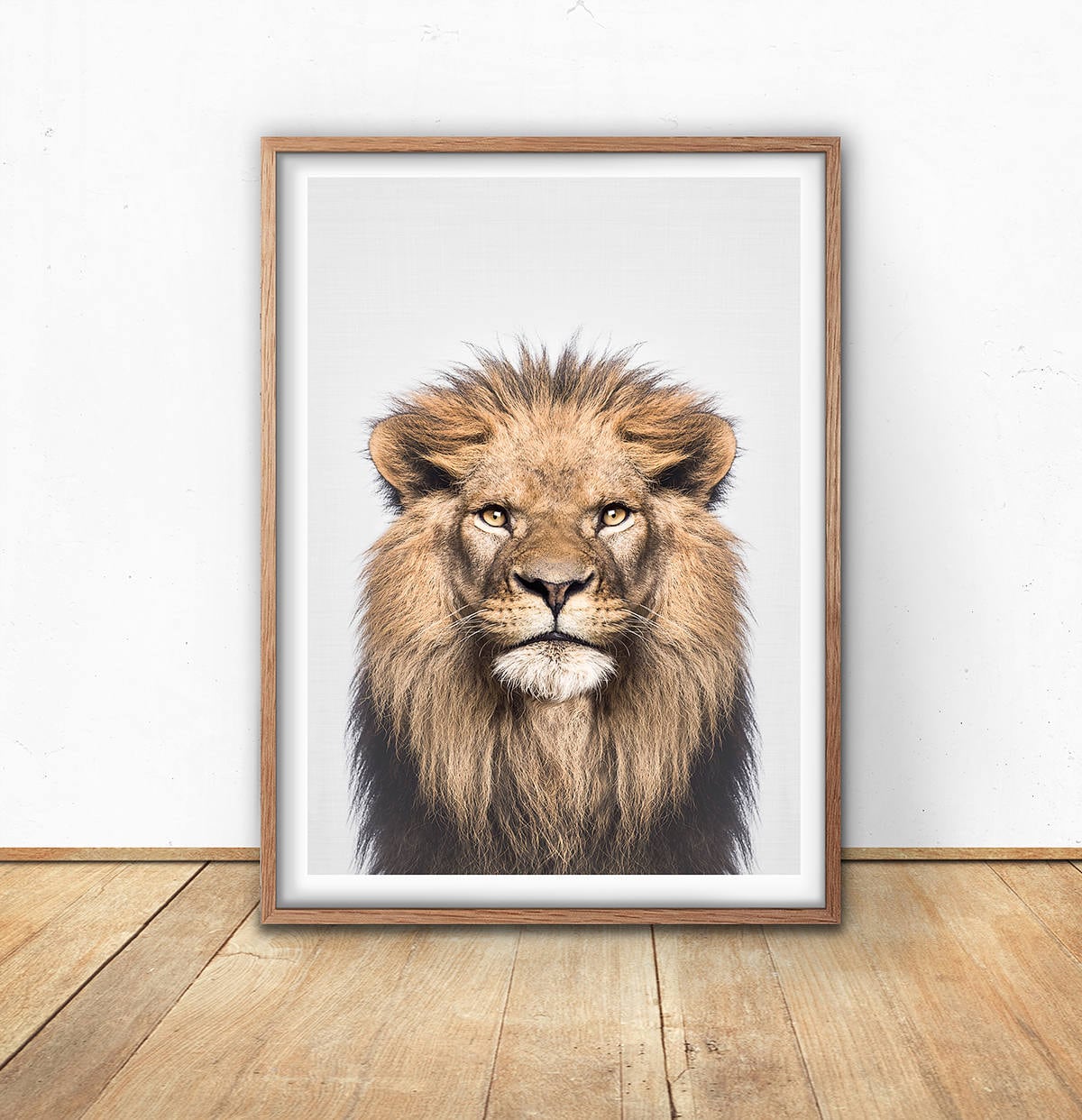 Lion Print Lion Wall Art Digital Download Wild Animal - Etsy Australia