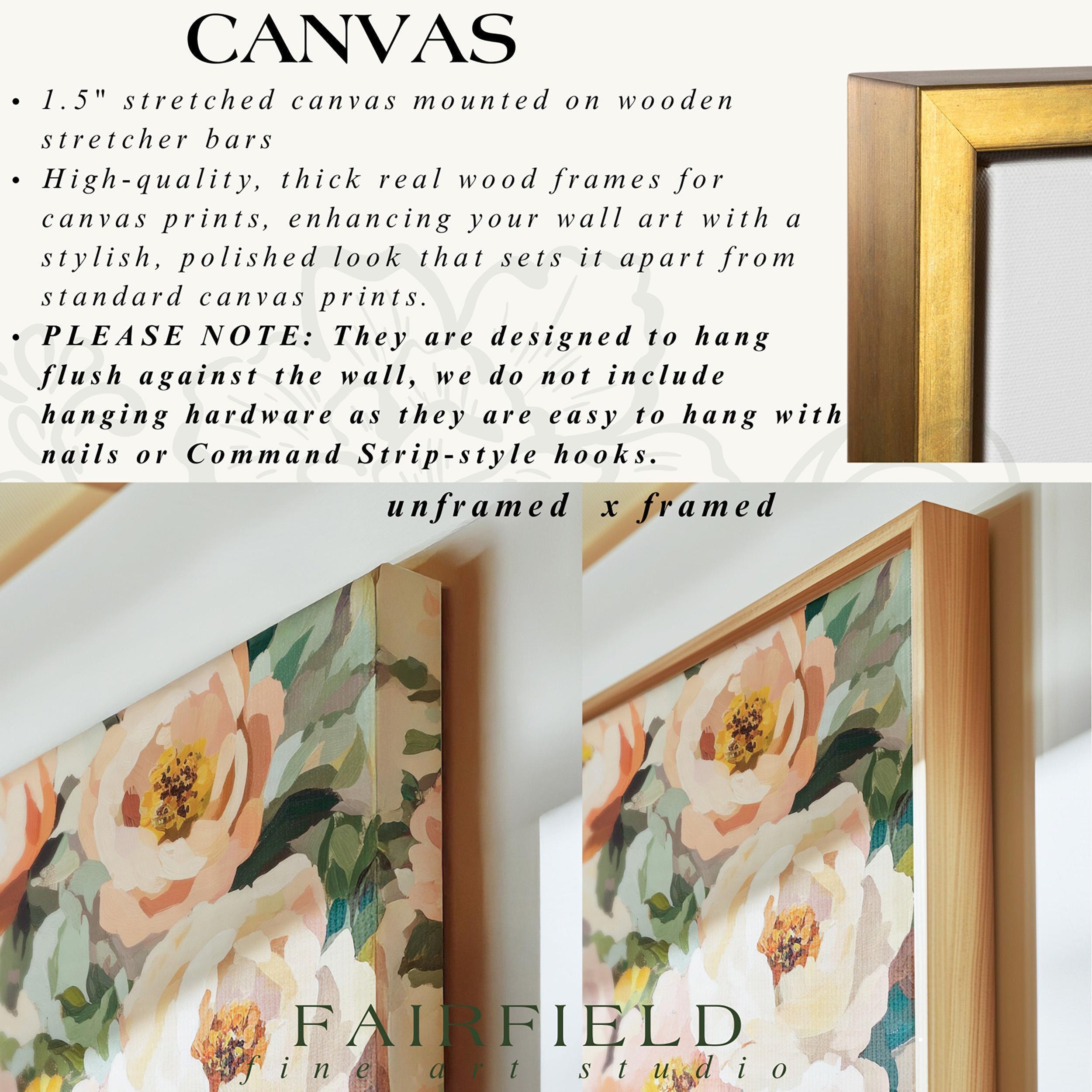 Soft Landscape Giclée Wall Art Framed Canvas or Matted Print - Earthy ...