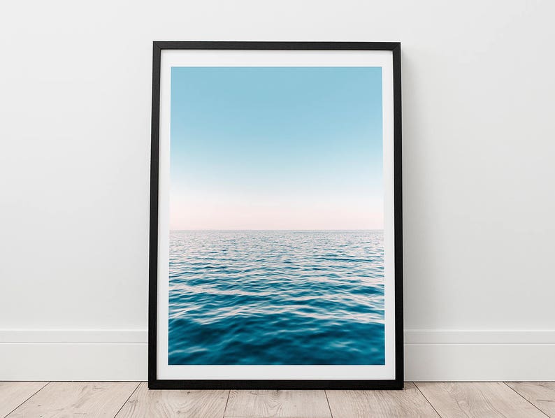 Water Art Print Abstract Sea Print Digital Download Ocean | Etsy
