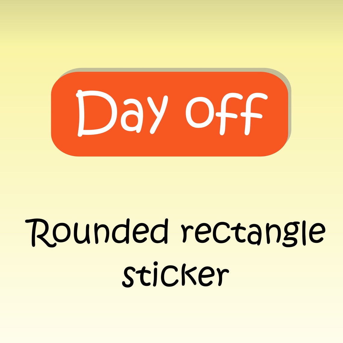 Mini Day off Stickers Bujo Stickers Planner Stickers for | Etsy UK