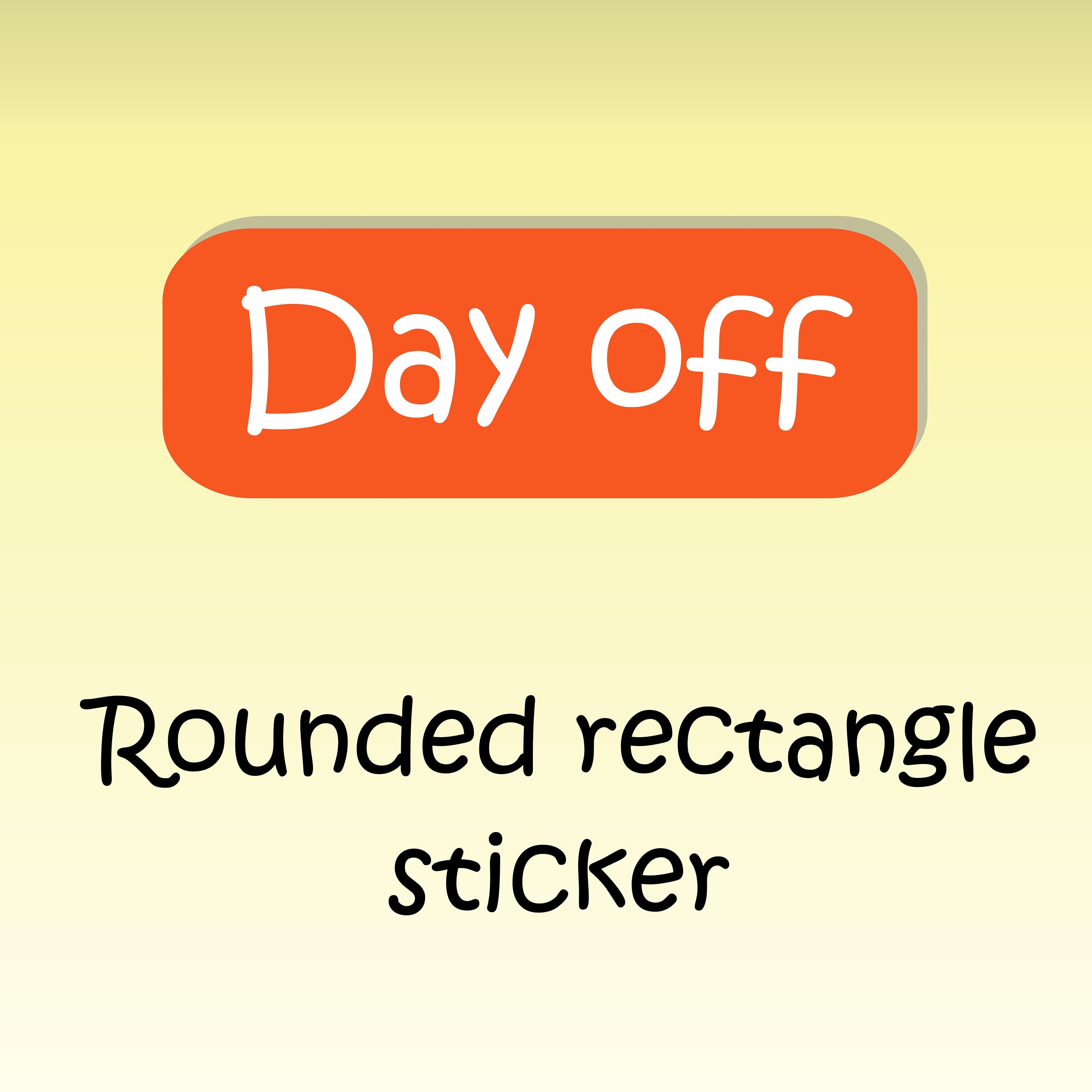 Mini Day off Stickers Bujo Stickers Planner Stickers for | Etsy UK