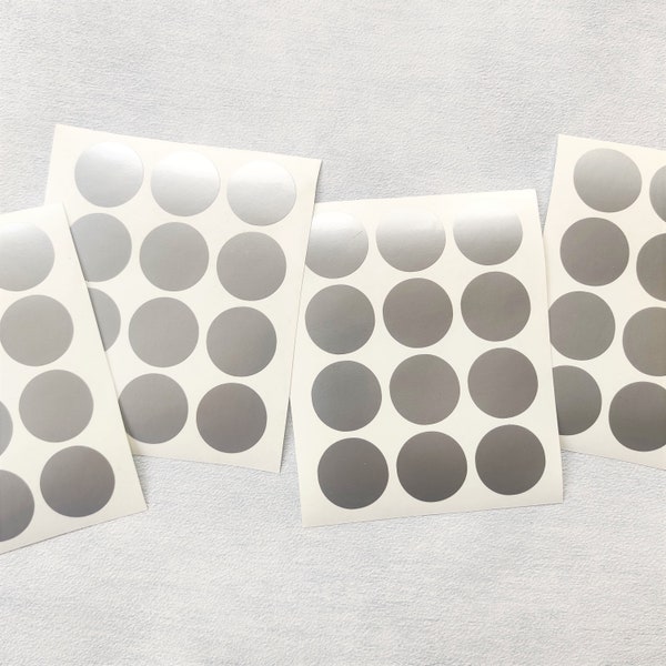Mini Silver Stickers - Etsy