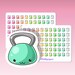 48 Green Heart Stickers Green Heart Mini Decals Green Heart - Etsy