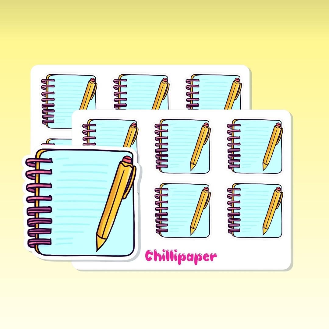 Planner and Pen, Planning Time, Notebook Planner Stickers Uk #1320, - Etsy