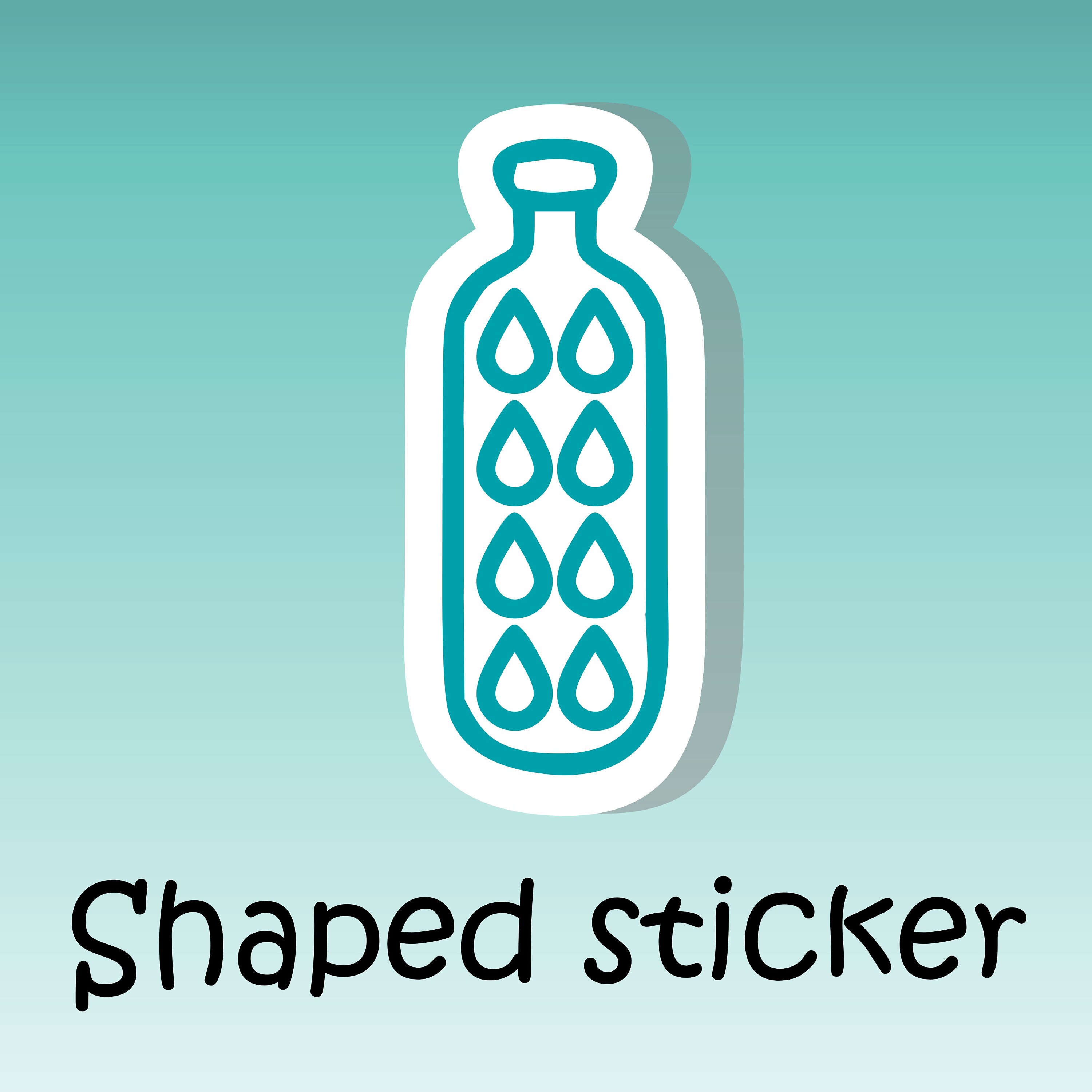 Water Bottle Hydrate Stickers Colour Choice Health Planner - Etsy UK