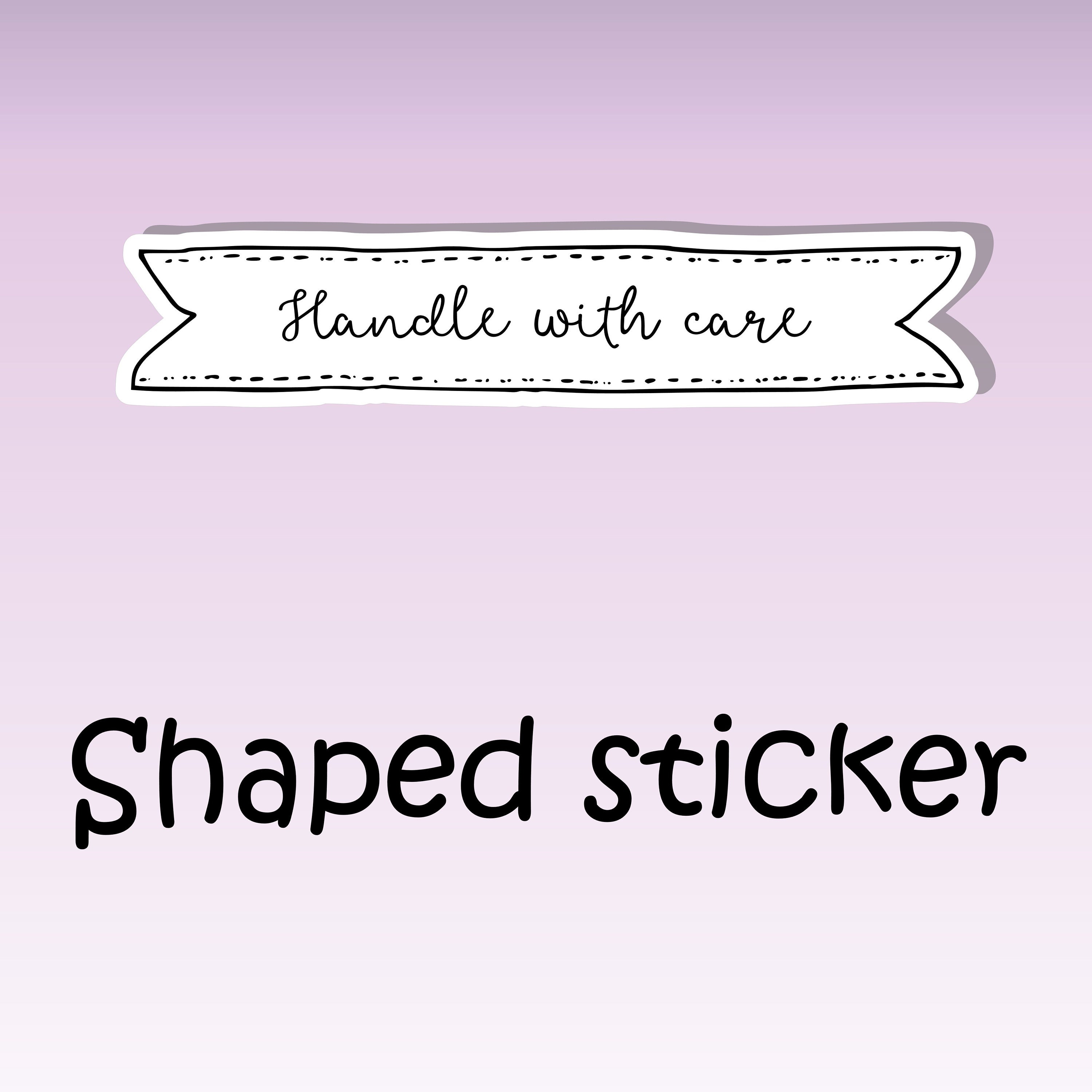 Handle With Care Sticker Handle With Care Label Etsy Ebay - Etsy UK