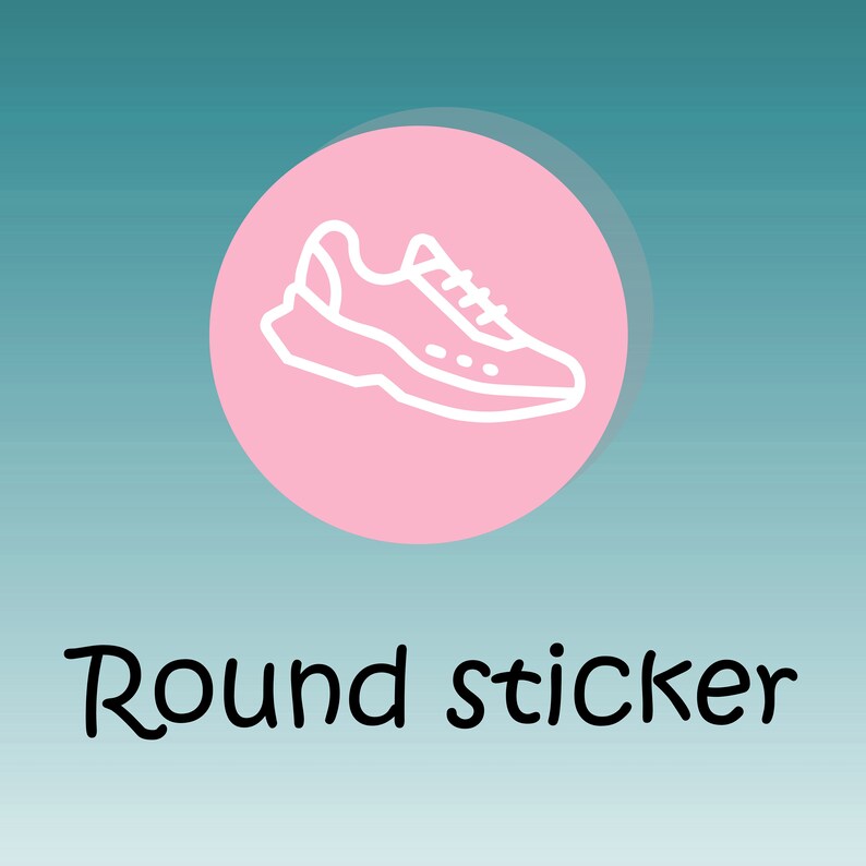 Running Planner Stickers, Sneakers Planner Stickers, Pastel Stickers ...
