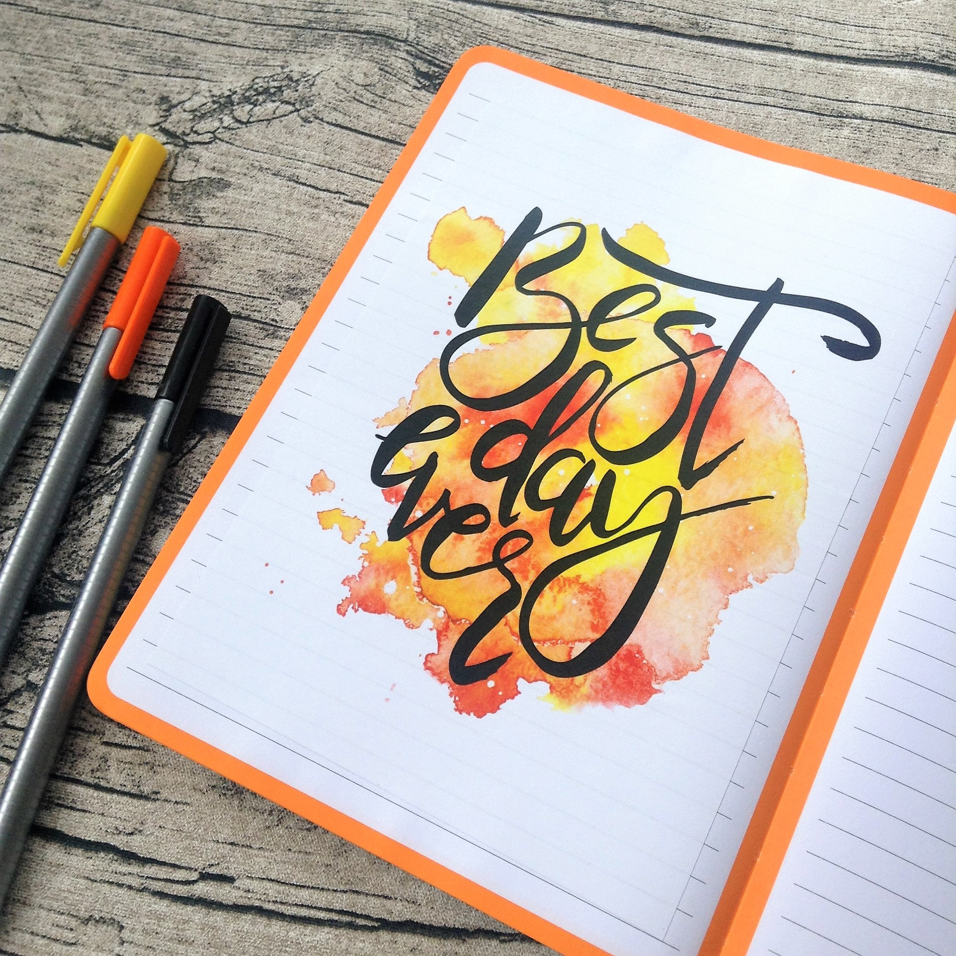 Quote #1041 Planner divider artwork Planner page Watercolour planner ...
