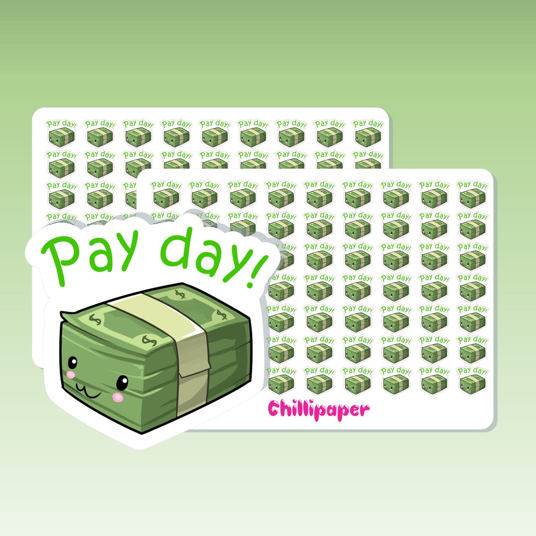 Pay Day Planner Stickers | Money | Cash Stickers | Finance Planner ...