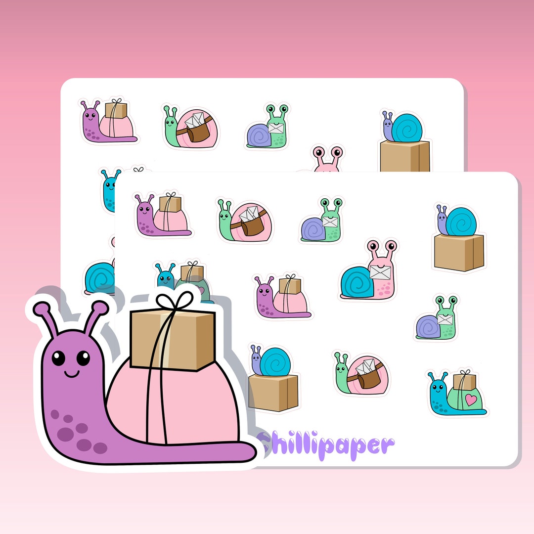 Happy Mail, Snail Mail, Stickers, Pastel, Cute, Summer, Planner ...