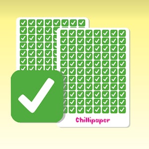 Tick, Checklist, Done, Challenge Planner Stickers, Chore Planner ...